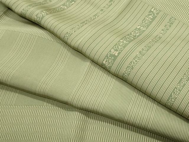 平和屋着物●長襦袢　無双仕立て　瓢箪蔦の葉吉祥文　鈴乃屋扱い　正絹　逸品　未使用　CAAY3113vf