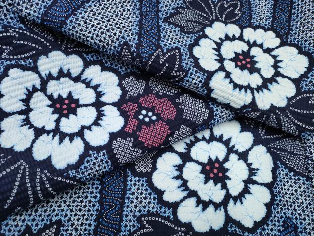 平和屋着物∴夏物　浴衣　立涌牡丹　CAAY4464ng