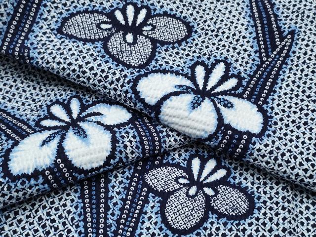 平和屋着物∴夏物　浴衣　杜若　CAAY4466ng