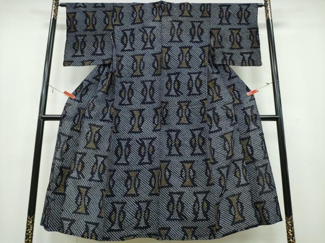 平和屋着物∴夏物　浴衣　有松鳴海絞り　吉祥文　綿　逸品　CAAY4577ng