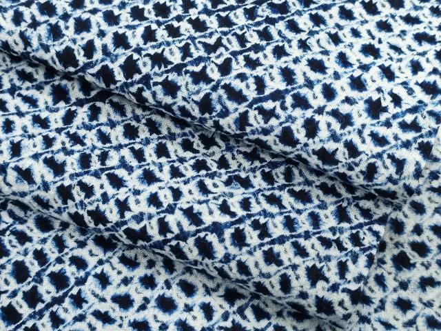 平和屋着物∴夏物　男性　浴衣　有松鳴海絞り　三浦絞り　綿　逸品　CAAY4625ng