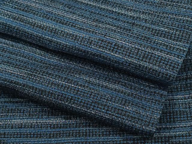 平和屋着物∴夏物　浴衣　横段文　綿麻　逸品　CAAY4649ng