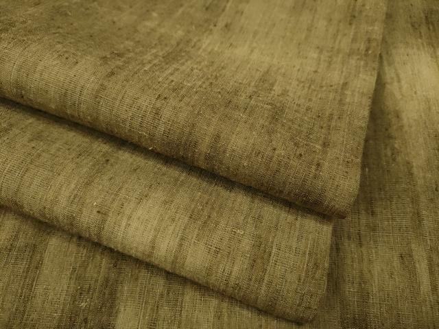 平和屋着物●上質な紬　霞文　正絹　逸品　CAAY4881ut