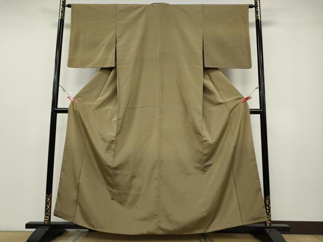 平和屋着物●訪問着　縞　三越扱い　正絹　逸品　CAAY4889ut