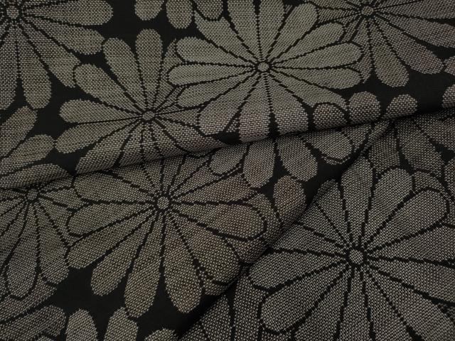 平和屋着物●本場大島紬　9マルキ　菊尽くし　正絹　逸品　未使用　CAAY4936ut