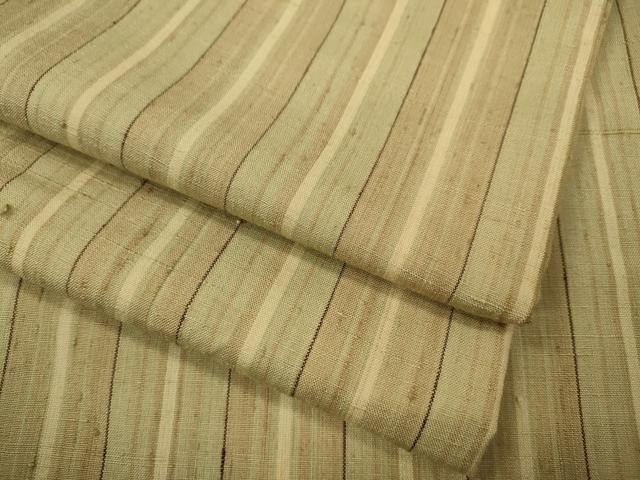 平和屋着物●上質な紬　間道　正絹　逸品　CAAY4942ut