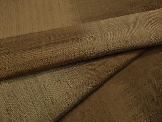 平和屋着物●上質な紬　格子柄　正絹　逸品　CAAY5033ut