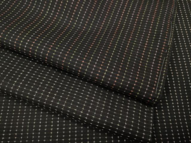 平和屋着物●本場大島紬　一元絣　縞　正絹　逸品　CAAY5079ut