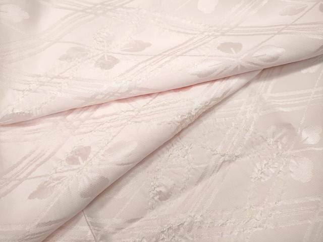 平和屋着物●長襦袢　袷　絞り　菱地紋　正絹　逸品　CAAY5116ut