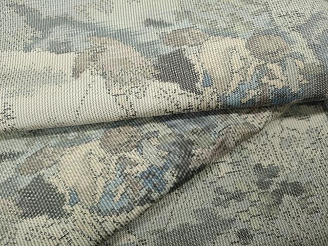 平和屋着物●都喜ヱ門　本場大島紬　吉祥草木文　総絣　藤絹織物謹製　正絹　逸品　CAAY5134ut