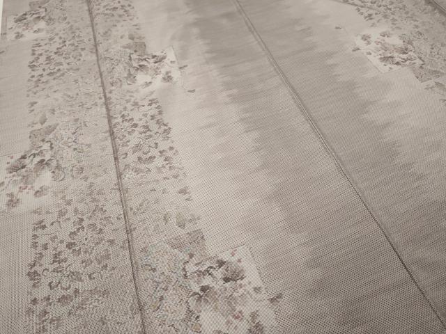 平和屋着物○本場大島紬 蔦の葉花間道 総絣 正絹 逸品