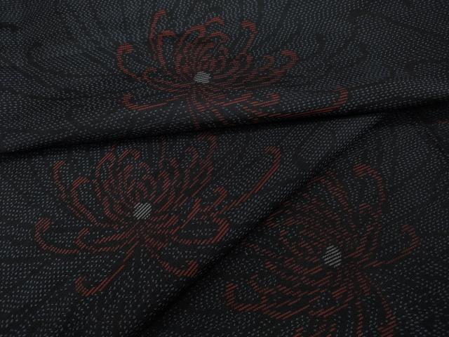 平和屋着物●本場大島紬　乱菊　正絹　逸品　未使用　CAAY5185ut