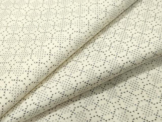 平和屋着物●本場大島紬　白大島　9マルキ　蜀江文　正絹　逸品　CAAY8060gh