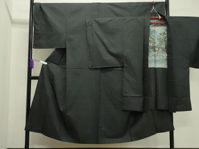 平和屋着物●男性　本場大島紬　アンサンブル　7マルキ　正絹　逸品　CAAY8079gh