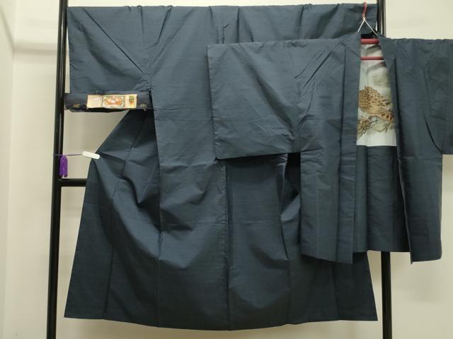 平和屋着物●男性　本場大島紬　アンサンブル　久野織物謹製　やまと誂製　証紙付き　正絹　逸品　CAAY8176gh