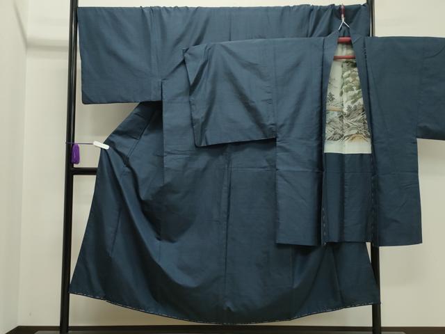 平和屋着物●男性　本場大島紬　アンサンブル　100亀甲　総詰め　キングサイズ　正絹　逸品　未使用　CAAY8360gh