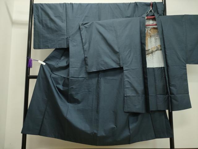 平和屋着物●男性　本場大島紬　アンサンブル　100亀甲　総詰め　正絹　逸品　CAAY8362gh