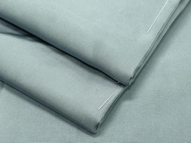 平和屋着物●男性　紬　湊鼠色　正絹　逸品　未使用　CAAY8396gh