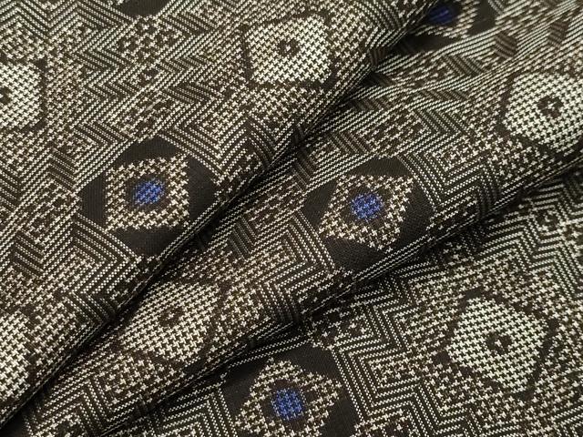 平和屋着物●本場大島紬　龍郷絣　正絹　逸品　CAAY8400gh