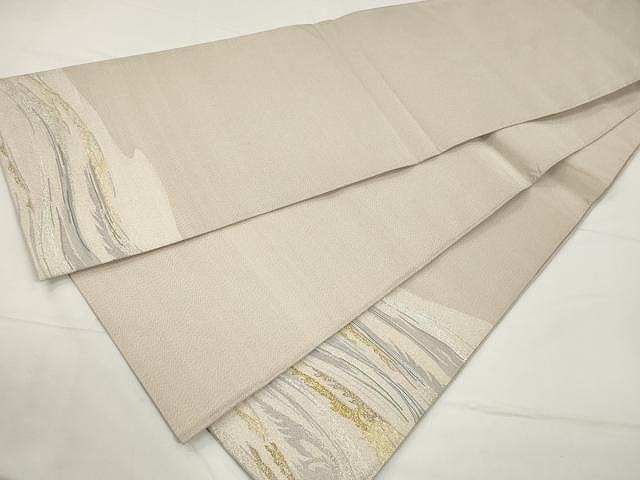 平和屋着物○綴れ 太鼓柄袋帯 流水文 金銀糸 正絹 逸品 CAAY9286yk