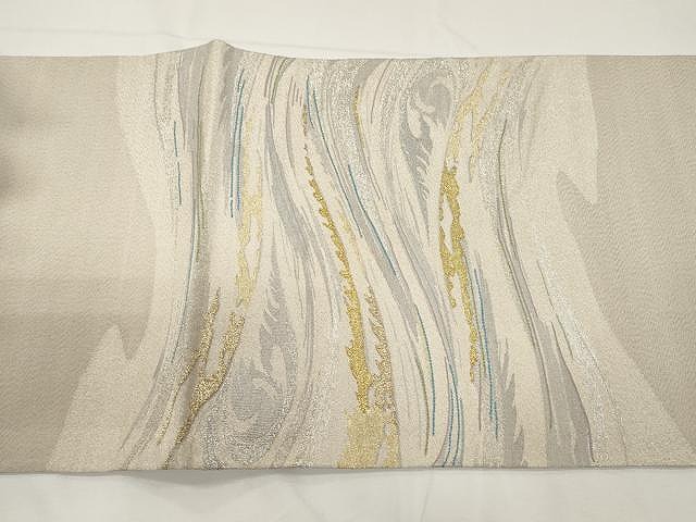 平和屋着物●綴れ　太鼓柄袋帯　流水文　金銀糸　正絹　逸品　CAAY9286yk 平和屋着物○綴れ 太鼓柄袋帯 流水文 金銀糸 正絹 逸品 CAAY9286yk