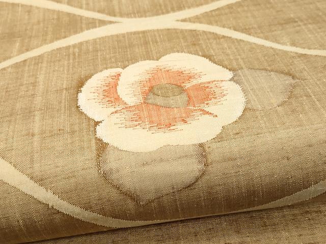 平和屋着物●太鼓柄袋帯　紬地　舞花文　正絹　逸品　CAAY9300yk 平和屋着物○太鼓柄袋帯 紬地 舞花文 正絹 逸品 CAAY9300yk 平和屋