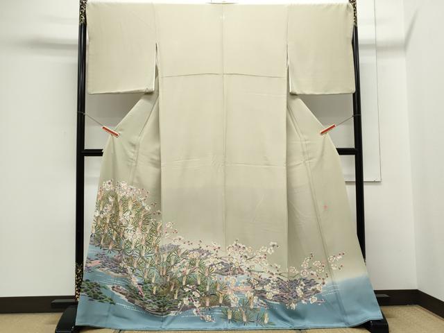 平和屋着物●本加賀友禅作家　前川哲　色留袖　松竹梅　暈し染め　正絹　逸品　CAAY9424th