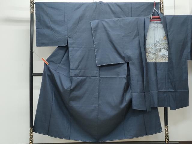 平和屋着物●男性　本場大島紬　アンサンブル　100亀甲　総詰め　正絹　逸品　CAAY9505th