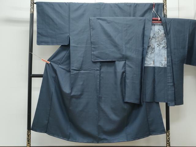 平和屋着物●男性　紬　アンサンブル　120亀甲　正絹　逸品　未使用　CAAY9507th