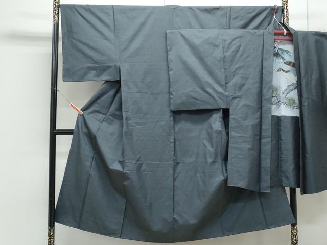 平和屋着物●男性　本場大島紬　アンサンブル　100亀甲　総詰め　正絹　逸品　CAAY9579th