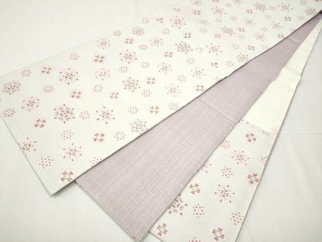 平和屋着物●両面　六通柄　京袋帯　舞花文　　正絹　逸品　CAAY9744hy