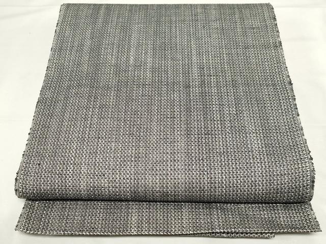 平和屋着物●八寸名古屋帯　霞文　正絹　逸品　未使用　CAAZ0341dy