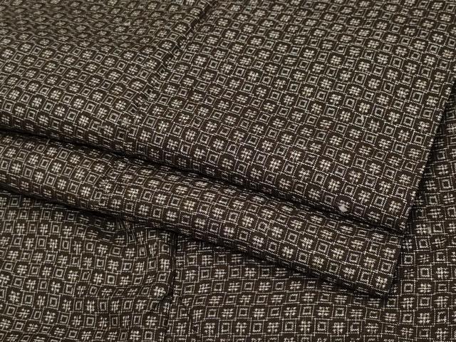 平和屋着物●西郷柄　西郷絣　本場大島紬　正絹　逸品　CAAZ0948vf