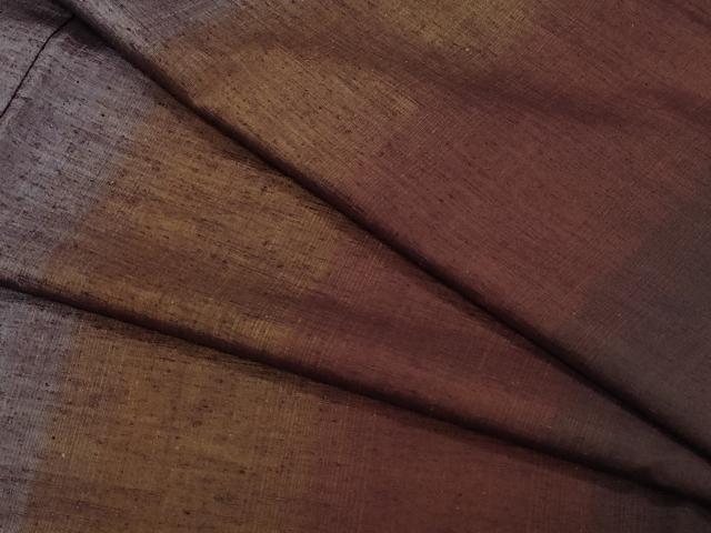 平和屋着物●上質な紬　霞文　正絹　逸品　CAAZ0984vf