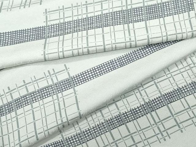 平和屋着物●上質な小紋　吉祥横段文　正絹　逸品　CAAZ1000vf