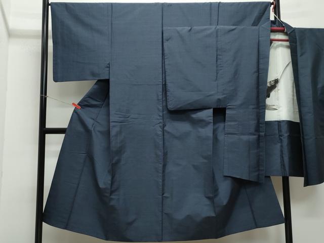 平和屋着物●男性　本場大島紬　アンサンブル　80亀甲　総詰め　正絹　逸品　CAAZ1007vf