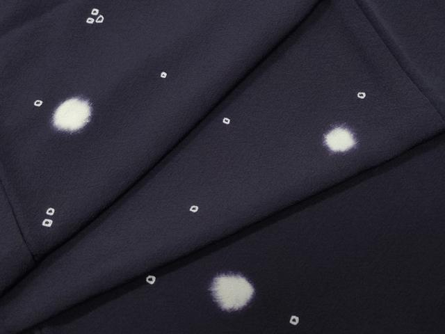 平和屋着物●上質な小紋　絞り　蛍暈し　正絹　逸品　CAAZ1033vf