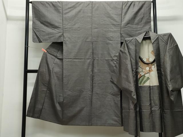 平和屋着物●男性　本場大島紬　アンサンブル　100亀甲　総詰め　正絹　逸品　CAAZ1094vf