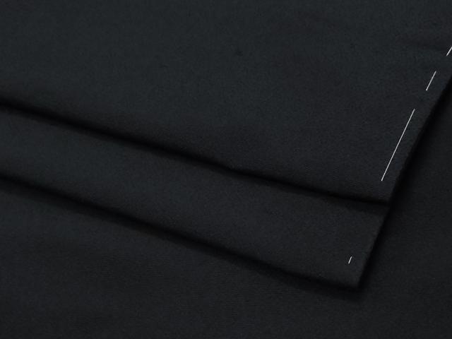 平和屋着物●男性　お召　黒色　正絹　逸品　CAAZ1109vf