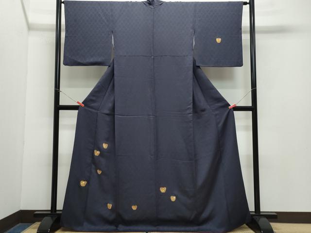 平和屋着物●訪問着　刺繍　仕覆花文　金彩　正絹　逸品　CAAZ1129vf