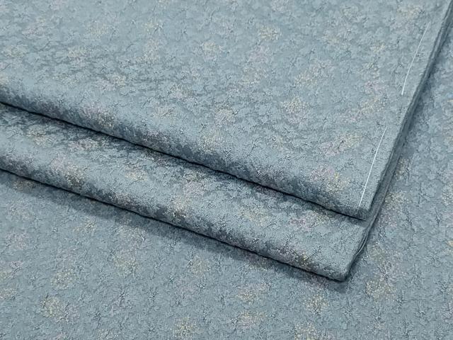 平和屋着物●上質な小紋　ふくれ織り　舞花文　正絹　逸品　未使用　CAAZ1140vf