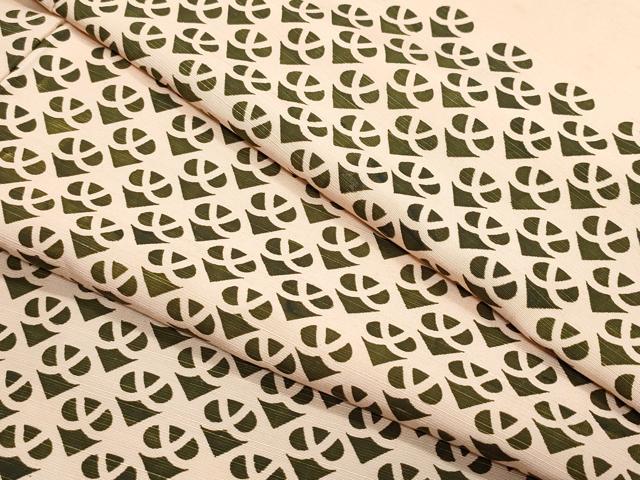 平和屋着物●上質な小紋　紬地　吉祥文　高島屋扱い　正絹　逸品　CAAZ1166vf