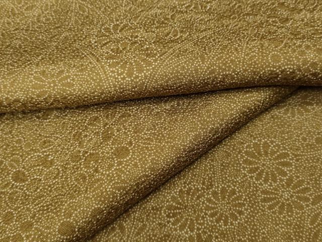 平和屋着物●江戸小紋　草花尽くし　正絹　逸品　未使用　CAAZ2415ut