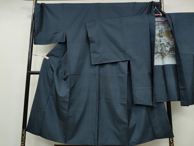 平和屋着物●男性　本場大島紬　アンサンブル　100亀甲　総詰め　正絹　逸品　未使用　CAAZ2559ut