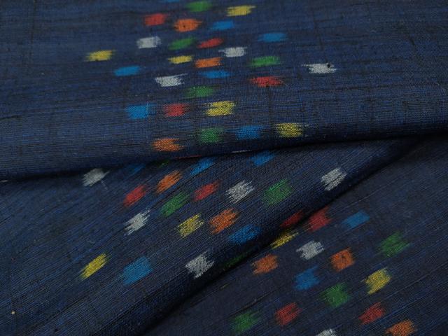 平和屋着物●上質な紬　吉祥間道　正絹　逸品　未使用　CAAZ2611ut