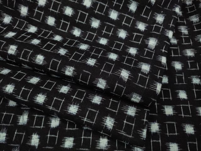 平和屋着物●久留米紬　吉祥文　綿　逸品　CAAZ2654ut