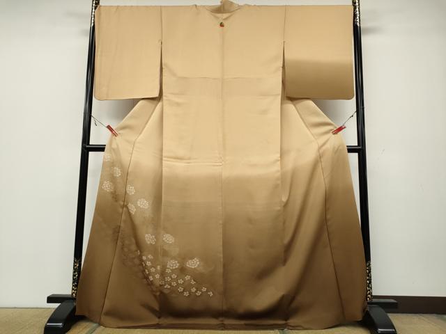 平和屋着物●訪問着　道長吉祥花文　暈し染め　正絹　逸品　CAAZ2693ut