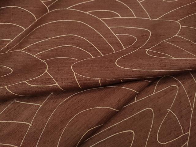 平和屋着物●上質な小紋　紬地　吉祥文　正絹　逸品　CAAZ2695ut