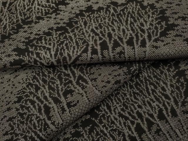 平和屋着物●本場大島紬　9マルキ　樹林文　正絹　逸品　未使用　CAAZ2715ut