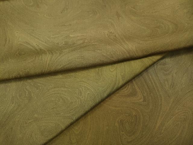 平和屋着物●上質な小紋　墨流し文様　暈し染め　正絹　逸品　CAAZ2738ut